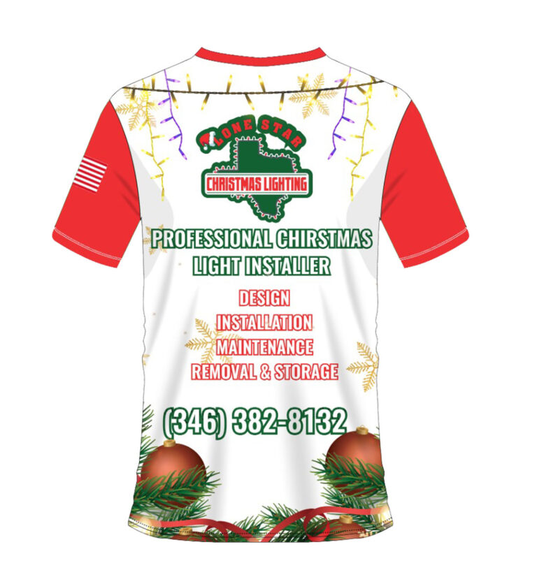 Christmas Light Installation Shirts | Spread Holiday Cheer in Style