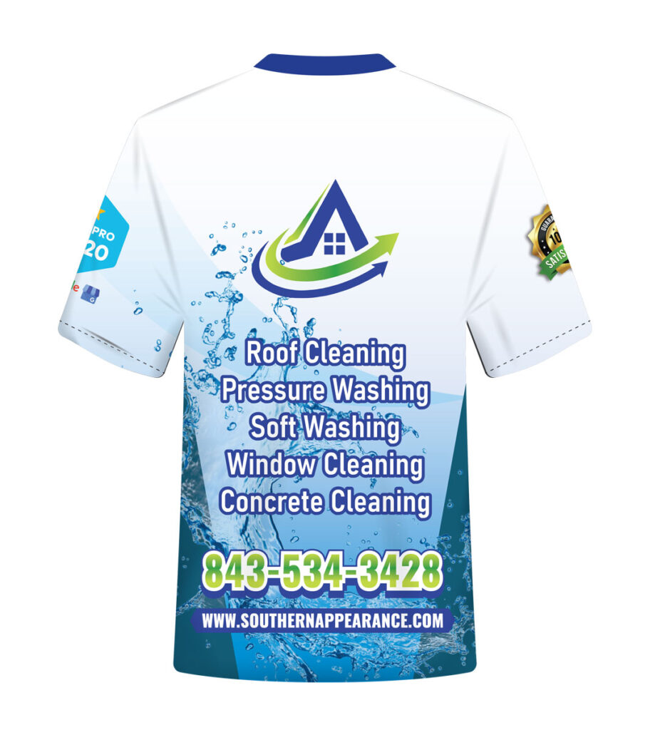 Pressure Washing Shirts - Sublimation & Embroidery | DesignsAnHour