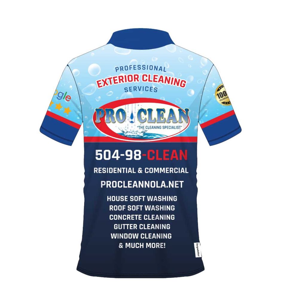 Pressure Washing Shirts - Sublimation & Embroidery | DesignsAnHour