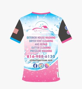 Pressure Washing Shirts - Sublimation & Embroidery | DesignsAnHour