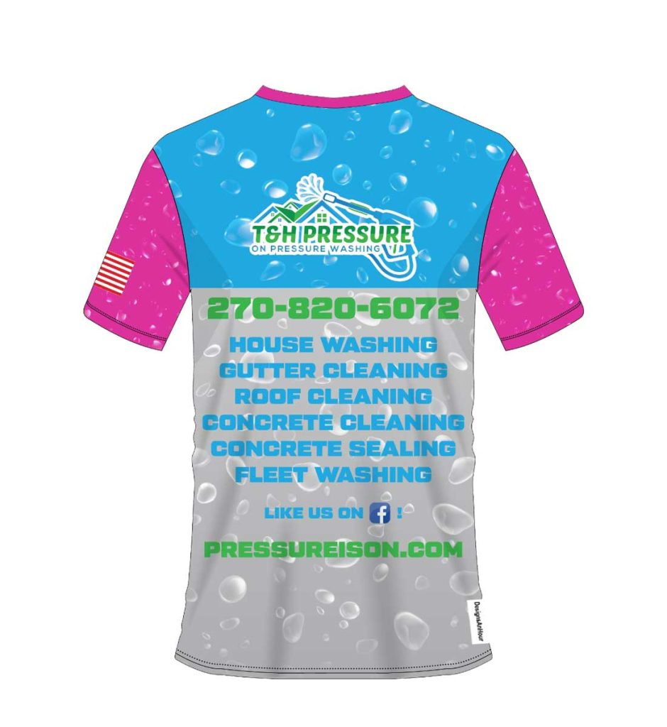 Pressure Washing Shirts - Sublimation & Embroidery | DesignsAnHour