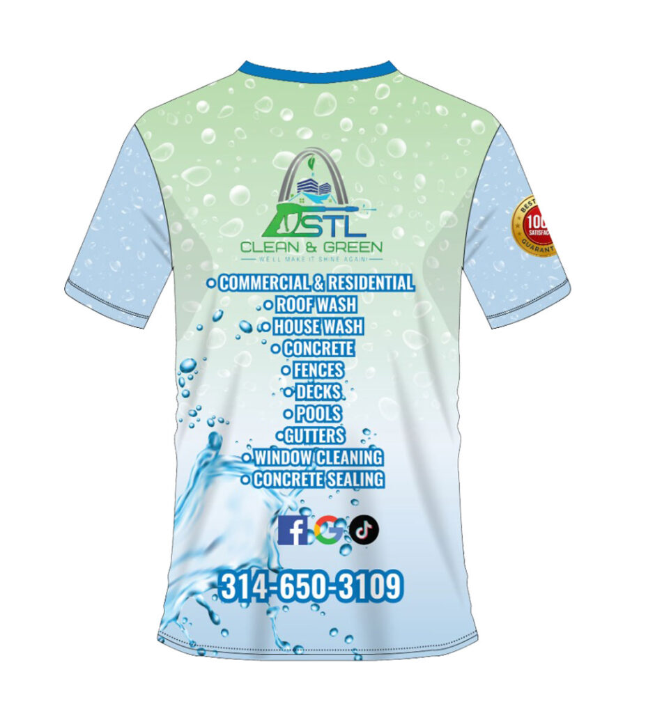 Pressure Washing Shirts - Sublimation & Embroidery | DesignsAnHour